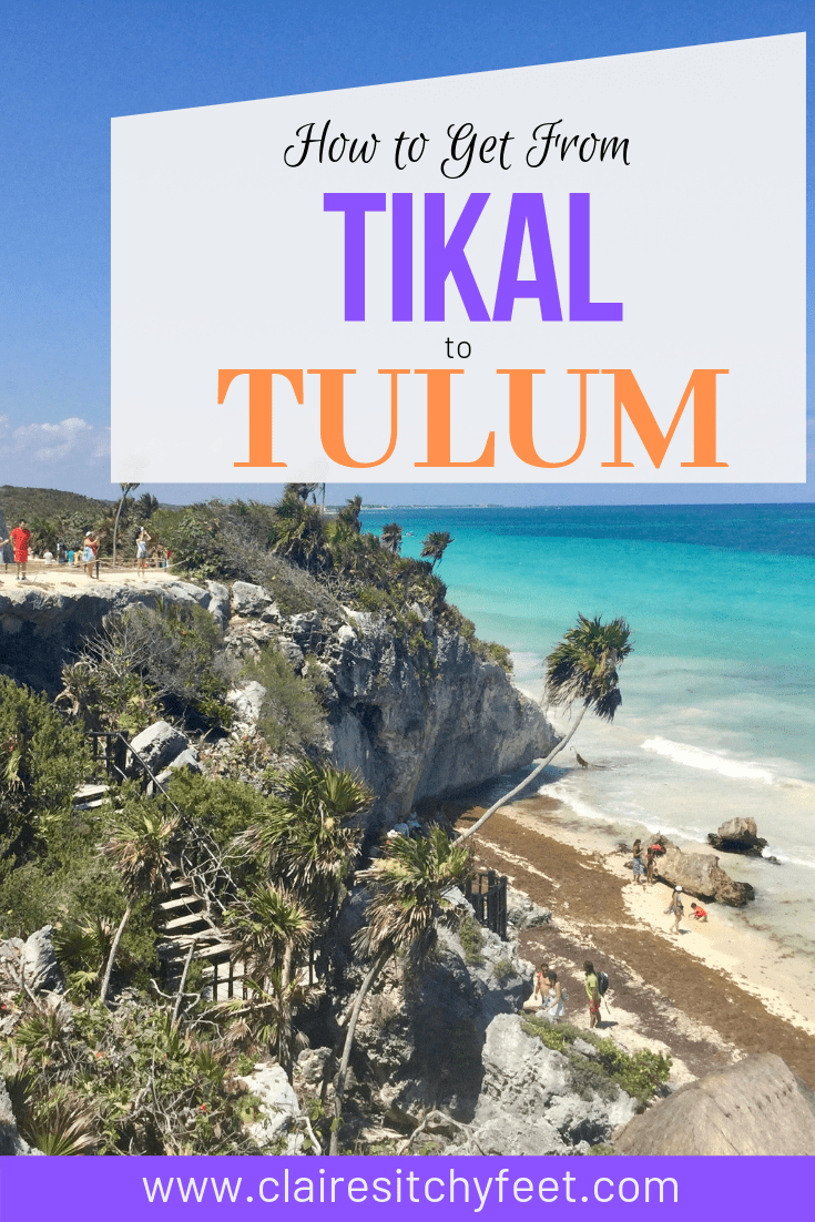 How to get from Tikal to Tulum in Mexico by bus through Belize