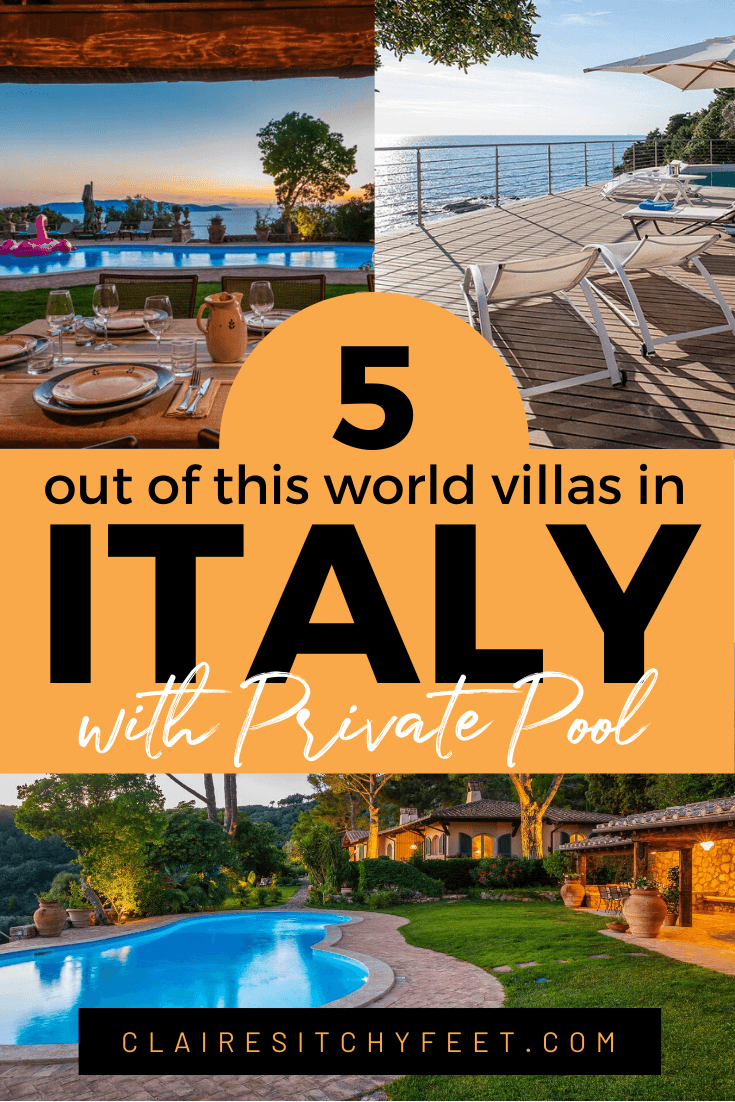 5 Out Of This World Villas with Private Pool For Rent In Italy