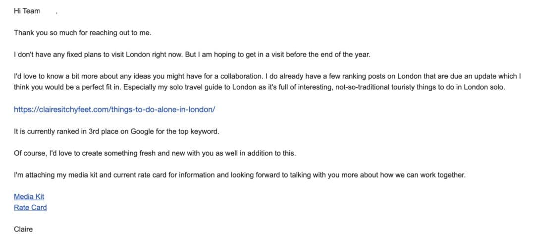 Influencer Outreach - Pitching Email Examples That Work